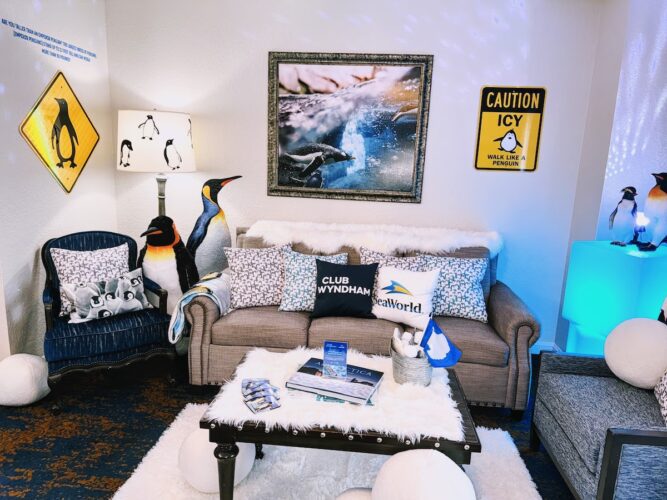 Photo tour of SeaWorld's Antarctica Suite at Club Wyndham