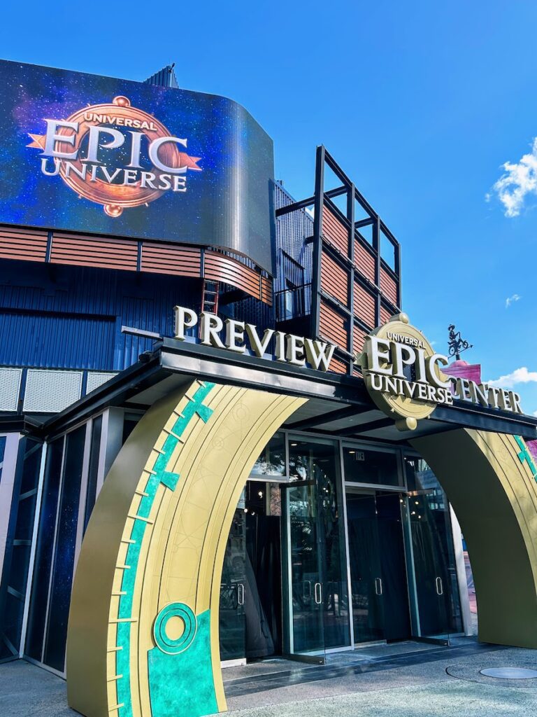 Epic Universe Preview Center tour: Model, merch, new artwork