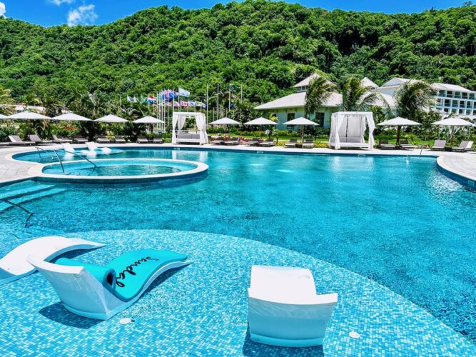 We stayed at Sandals’ newest resort on St. Vincent