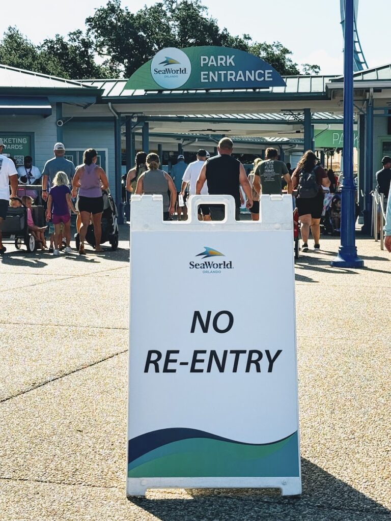 SeaWorld Orlando instates "no re-entry" policy