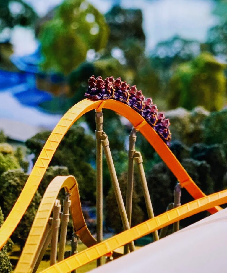 A closer look at teeny-tiny details of the Epic Universe scale model