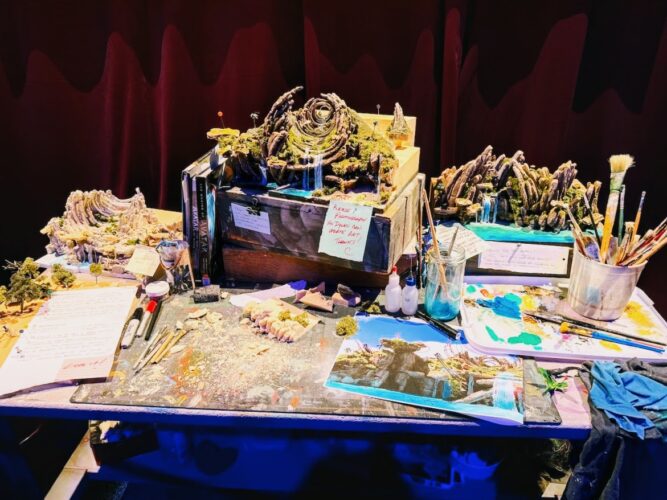New Disney theme park rides as scale models at D23 convention