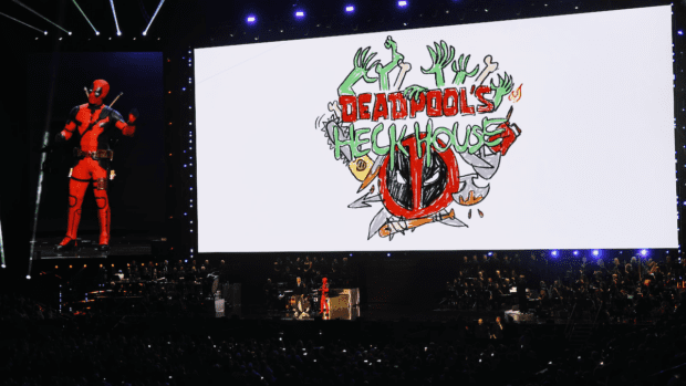 Deadpool D23 roast, pitches ideas to Disney exec Josh D'Amaro