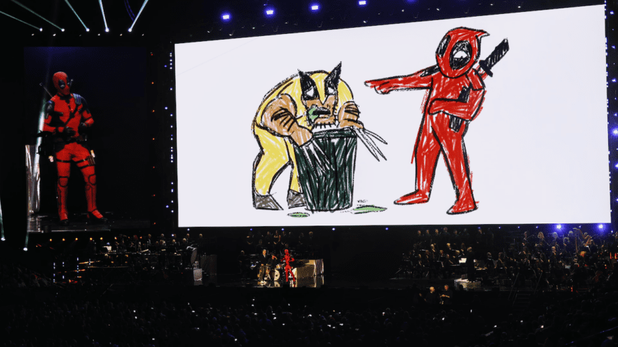 Deadpool D23 roast, pitches ideas to Disney exec Josh D'Amaro