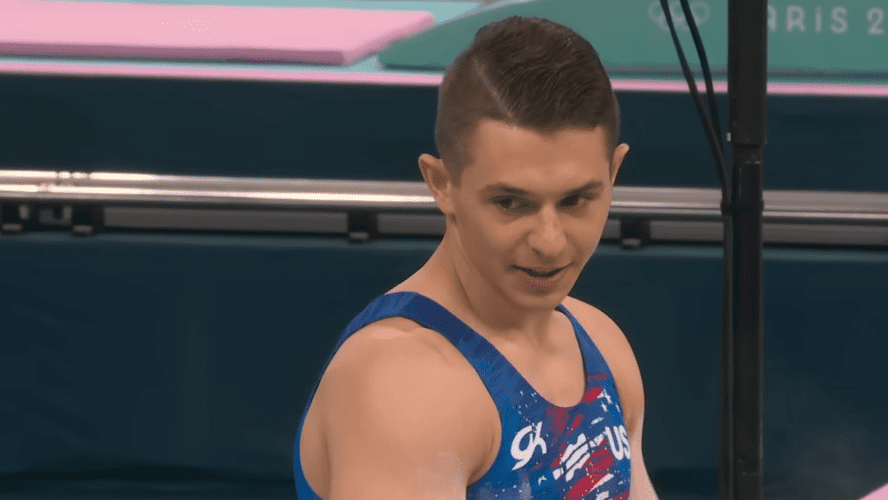 Olympics gymnastics interview with bronze medalist Paul Juda