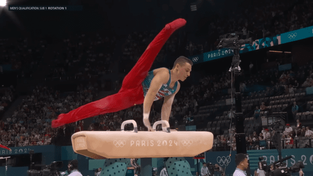 Olympics gymnastics interview with bronze medalist Paul Juda