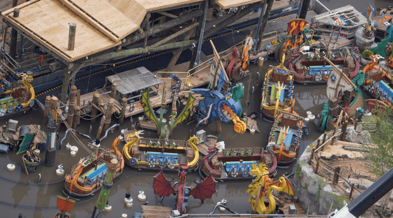 Epic Universe photos reveal Toothless, Dixie Kong, and a phoenix