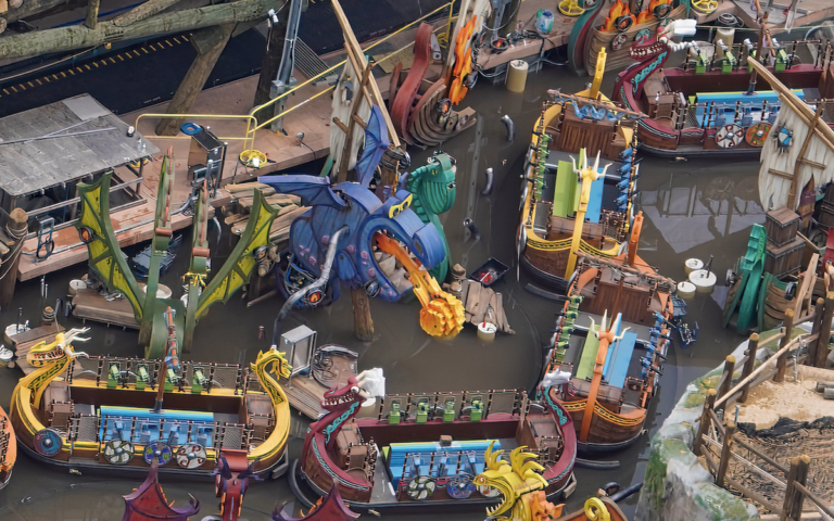 Epic Universe photos reveal Toothless, Dixie Kong, and a phoenix