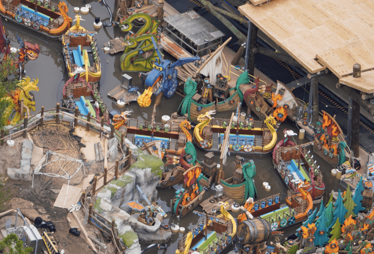 Epic Universe photos reveal Toothless, Dixie Kong, and a phoenix