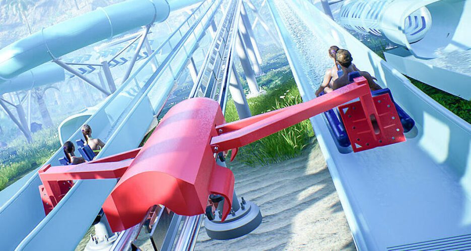 Slide coaster: Introducing a launched water slide roller coaster