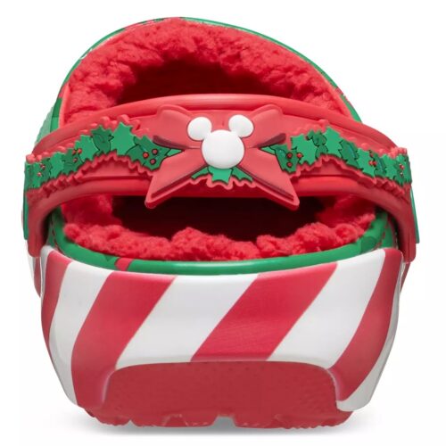 Disney Christmas Crocs with Mickey and Minnie are festive, fuzzy