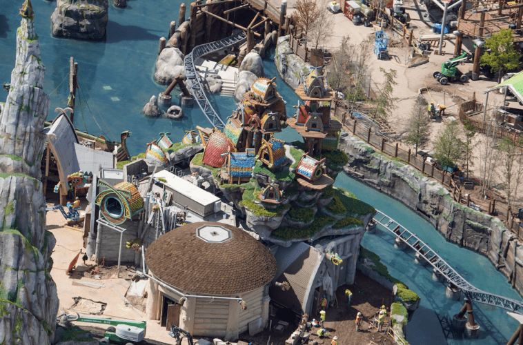 Epic Universe construction: How to Train Your Dragon – Isle of Berk
