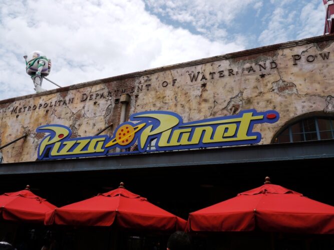 Pizza Planet from 'Toy Story' (kind of) being built by Disney (again)