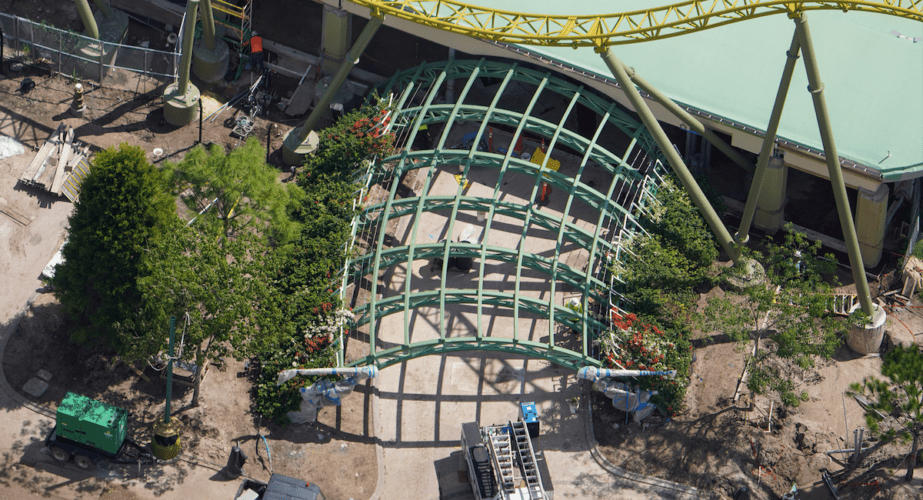 Celestial Park at Epic Universe stuns in new construction photos