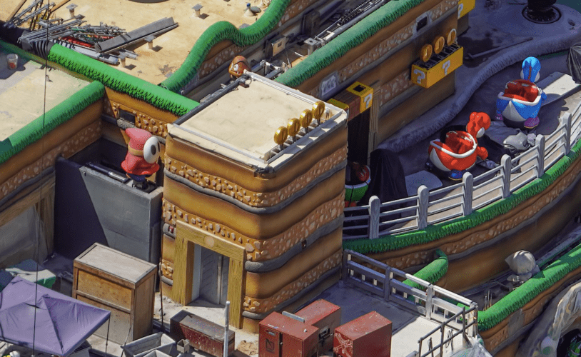 Nintendo at Epic Universe construction in Orlando, October 2024