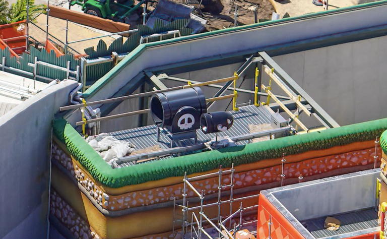 Nintendo at Epic Universe construction in Orlando, October 2024