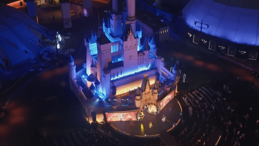 Disney recently built a pop-up theme park in Saudi Arabia