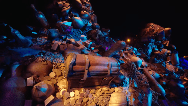 Disney recently built a pop-up theme park in Saudi Arabia