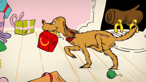 Grinch Happy Meal toys at McDonald's in the U.K.