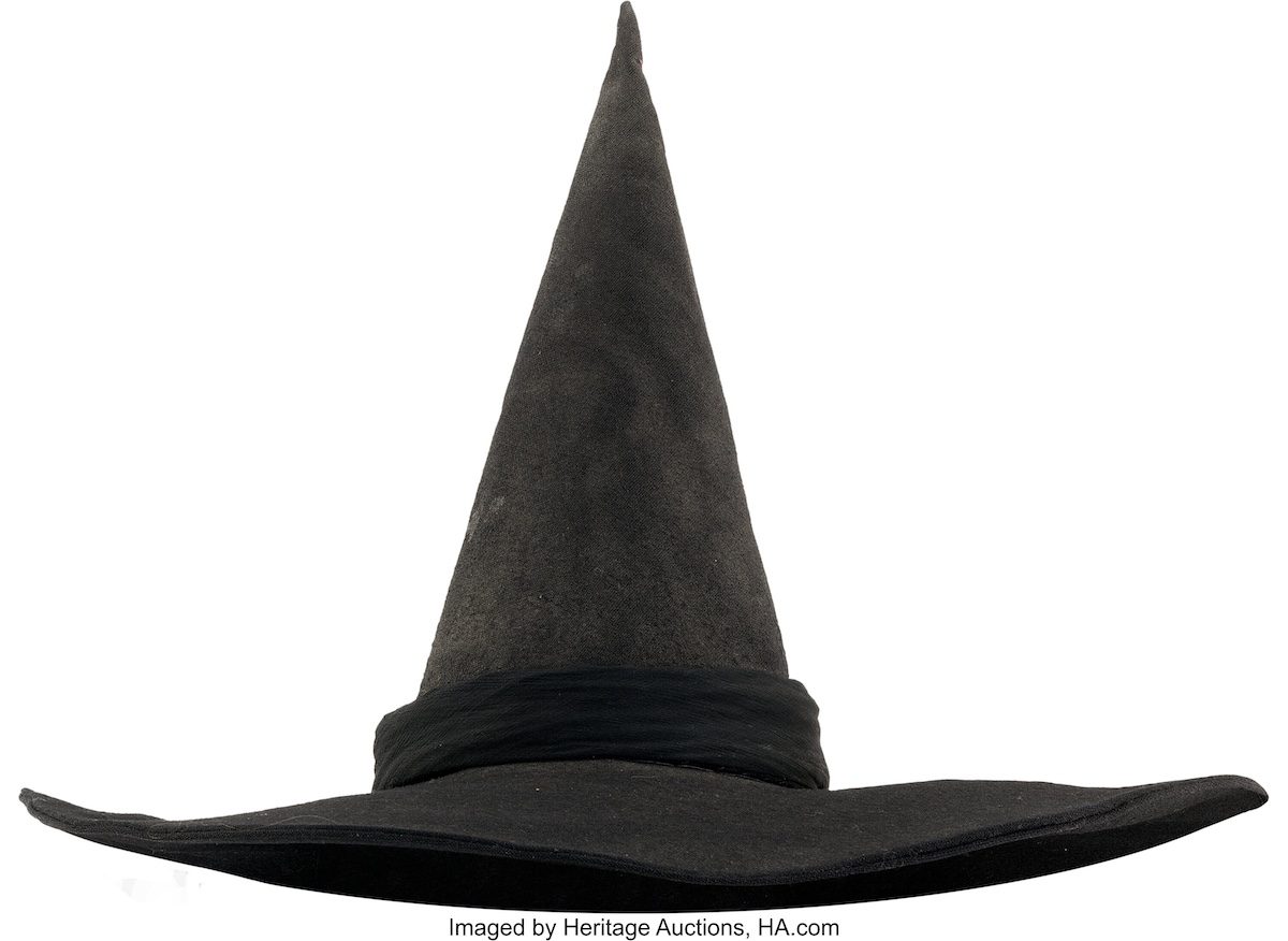 Hollywood Auction features ruby slippers and Wicked Witch's hat