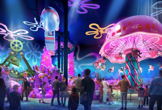 Bikini Bottom theme park land opening with 7 'SpongeBob' rides