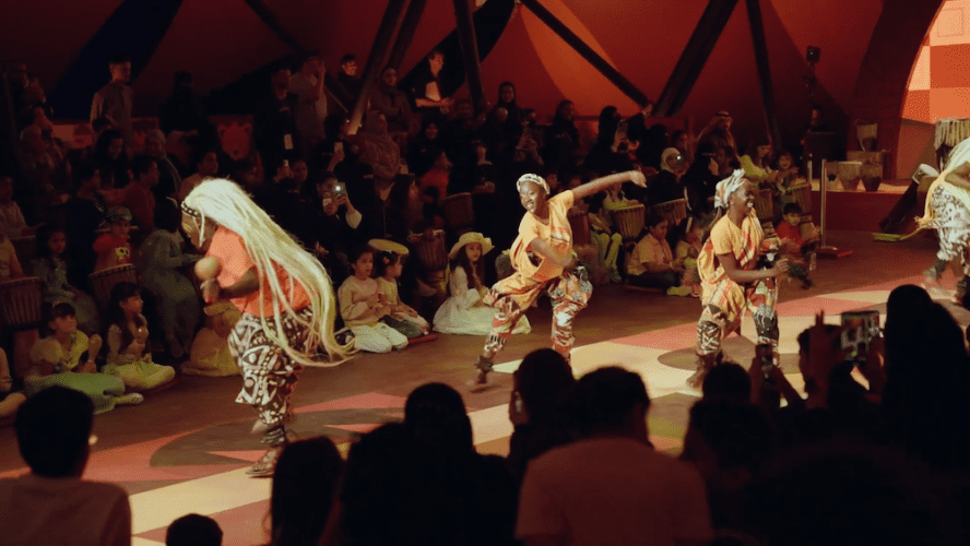 Disney recently built a pop-up theme park in Saudi Arabia