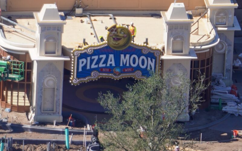 Epic Universe construction: Constellation Carousel ride vehicles