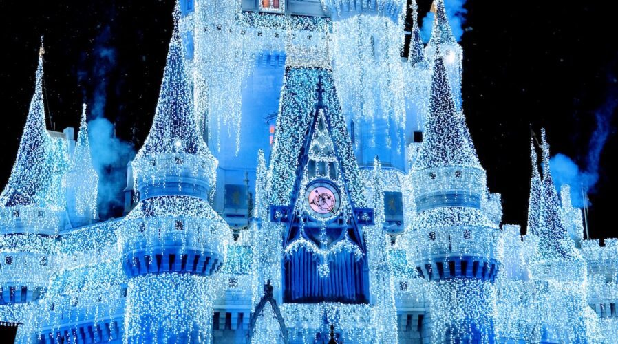 Cinderella Castle Dream Lights | Disney World Christmas history