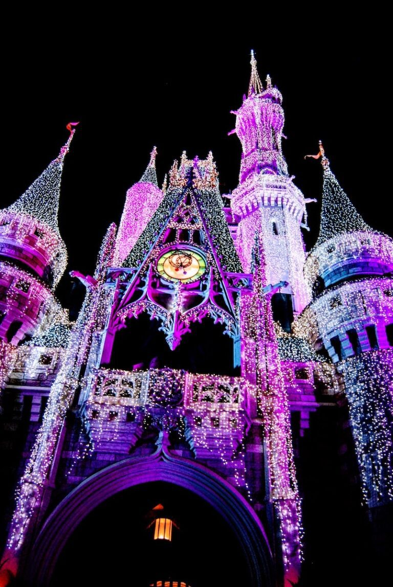 Cinderella Castle Dream Lights | Disney World Christmas history