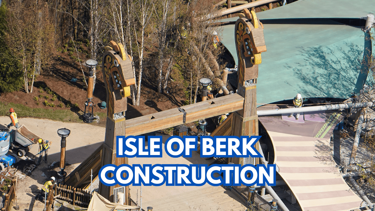 Isle of Berk construction | How to Train Your Dragon | Epic Universe