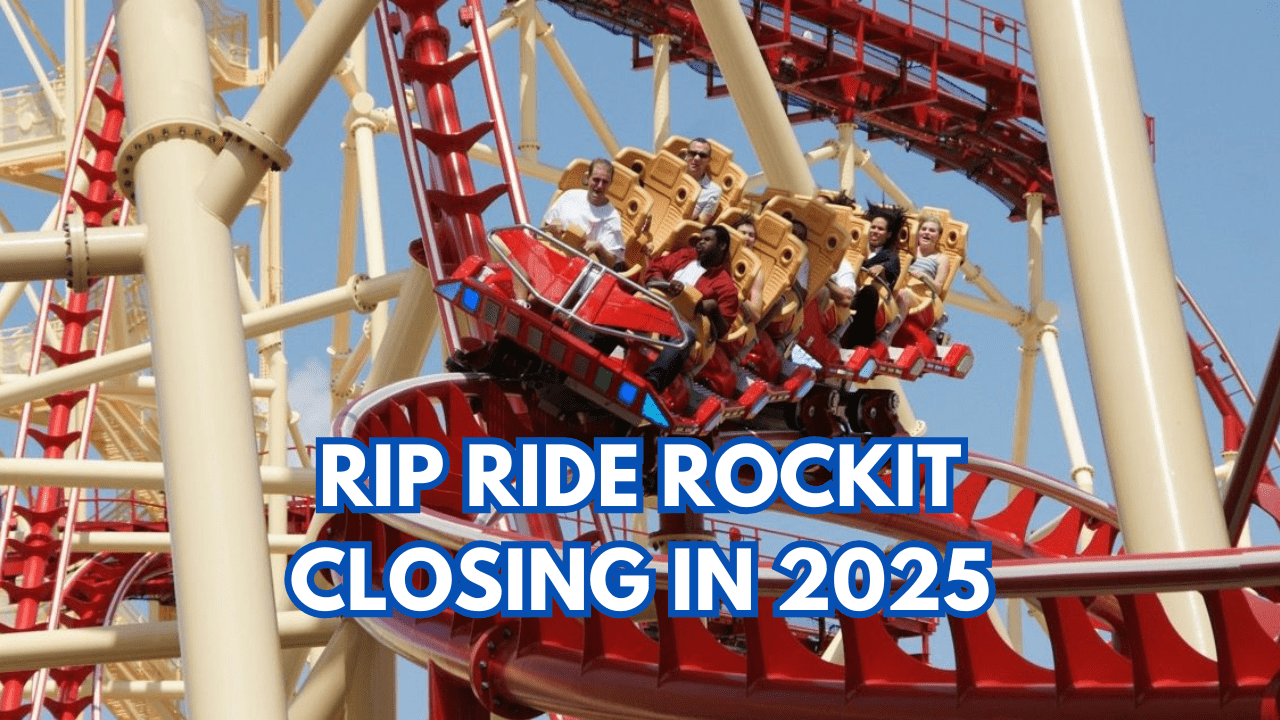 Rip Ride Rockit closing at Universal Studios Florida in August 2025