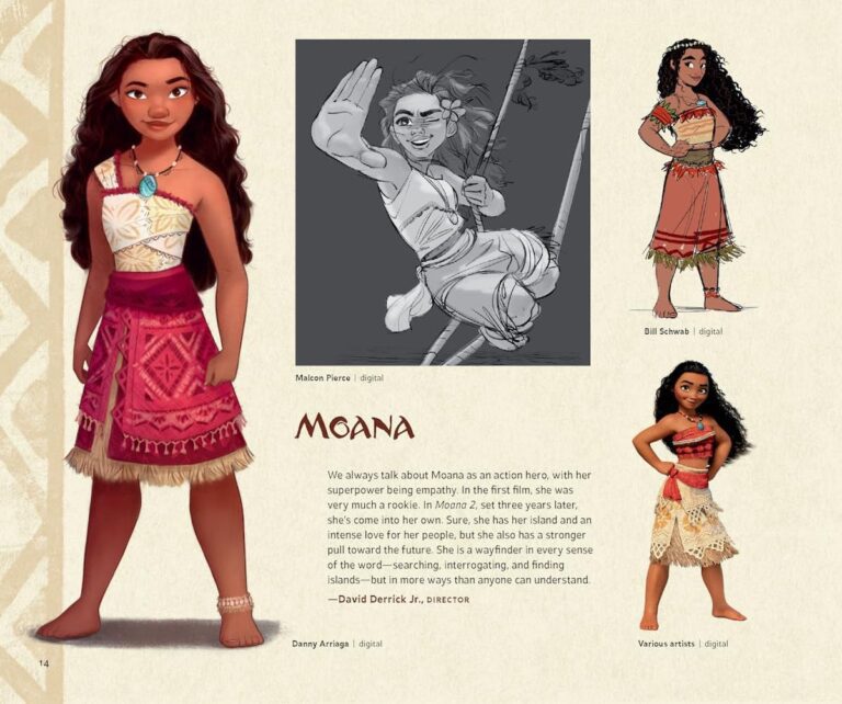 Art of Moana 2 book review: Disney Animation process, storyboards