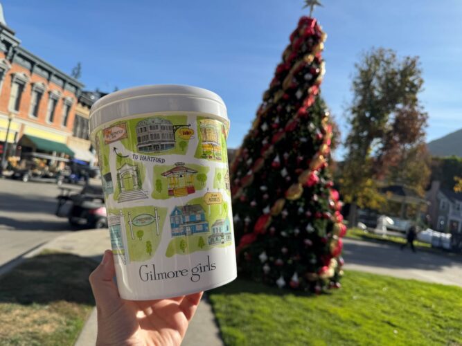 Gilmore Girls tour of Stars Hollow Christmas at Warner Bros. Studio