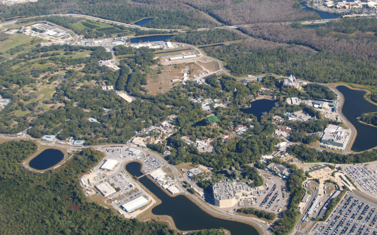 DinoLand aerial photos before Tropical Americas construction