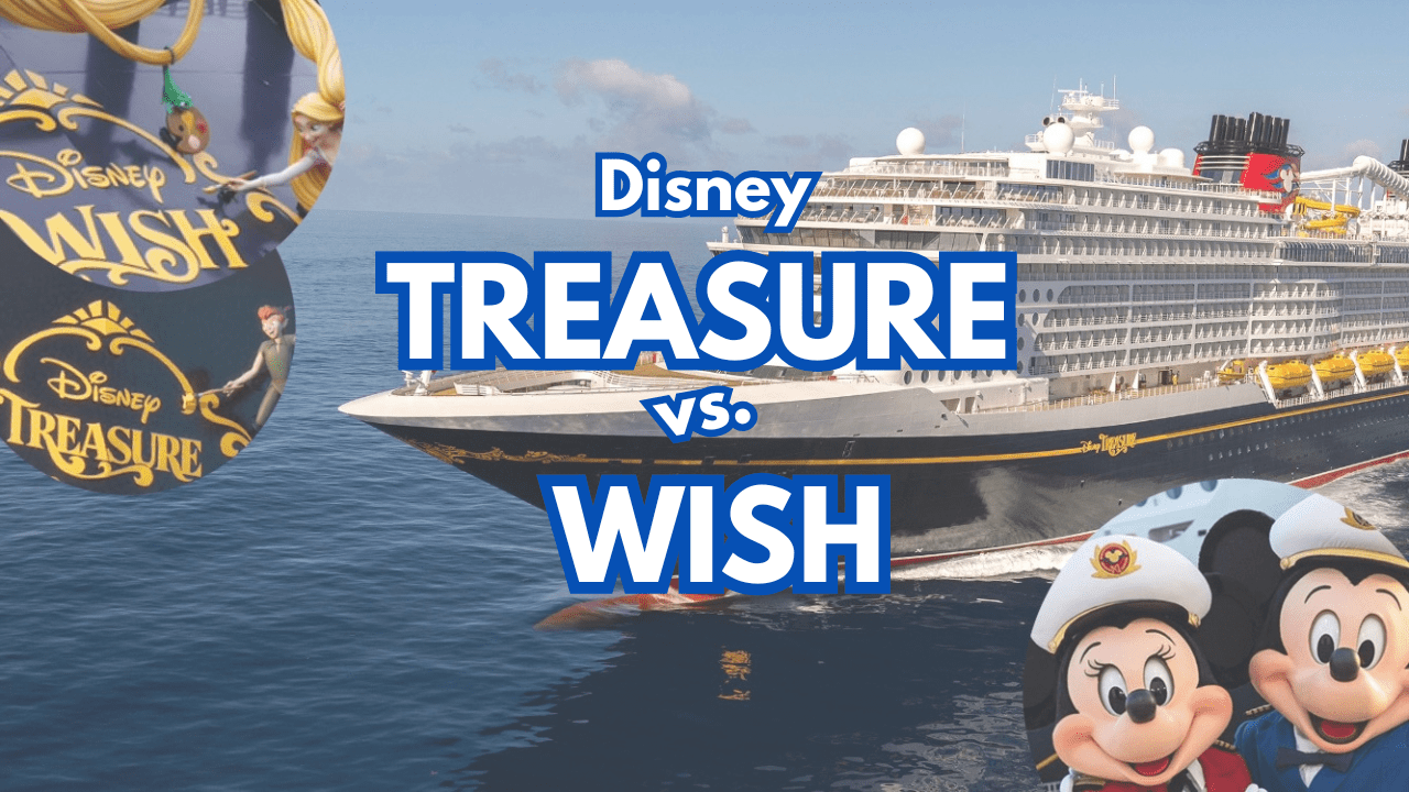 Disney Treasure vs. Disney Wish cruise ships comparison