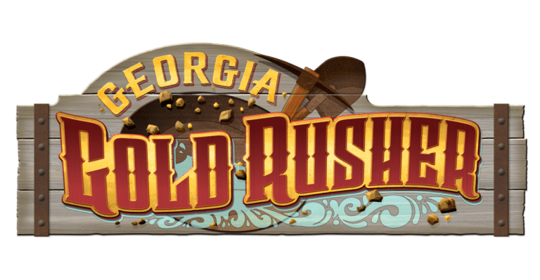 Georgia Gold Rusher roller coaster 2025 at Six Flags Over Georgia