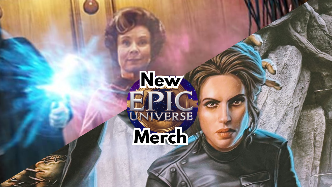 Epic Universe merchandise w/ Dr. Victoria Frankenstein, Umbridge