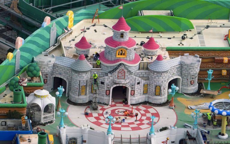 Super Nintendo World powers up: Epic Universe construction