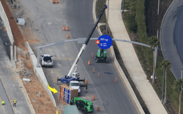 Epic Universe construction update: Roads and arrival areas