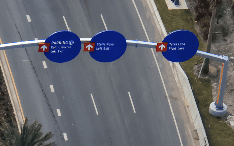 Epic Universe construction update: Roads and arrival areas