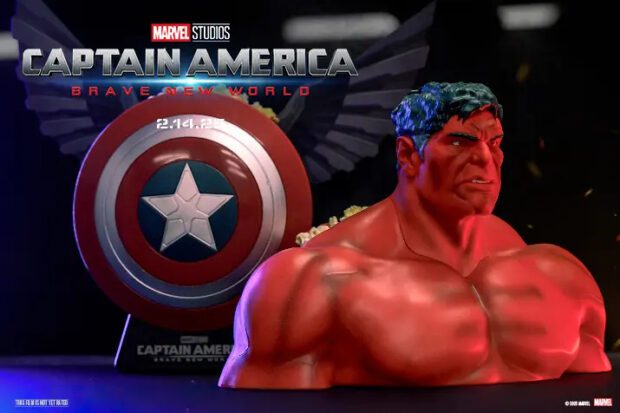 Captain America popcorn bucket shield at AMC, Red Hulk at Regal