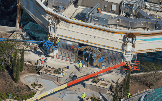 Epic Universe construction update: Chronos and ornamentation