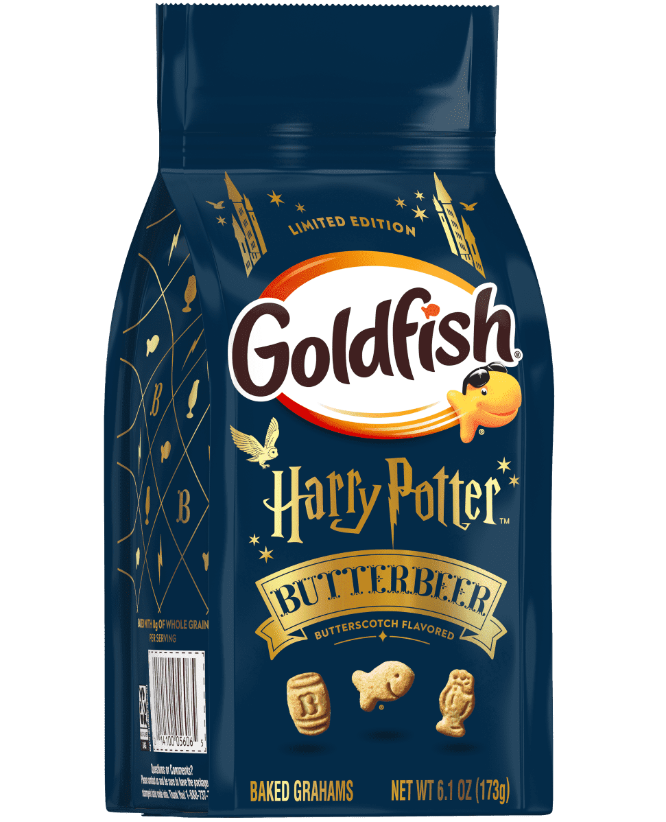 Butterbeer Goldfish, Hershey's Kisses celebrate Harry Potter drink