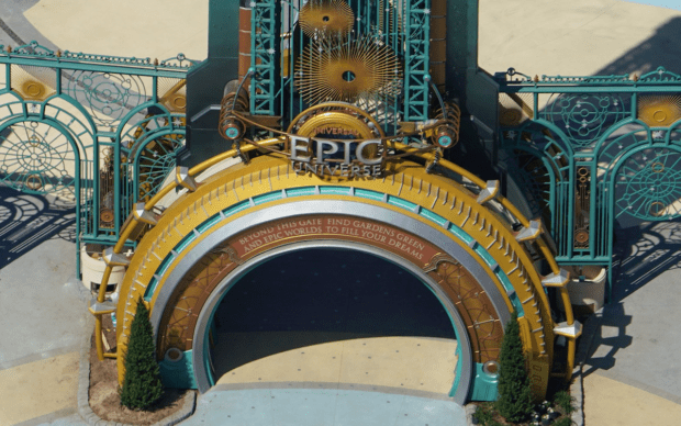 Epic Universe construction update: Chronos and ornamentation