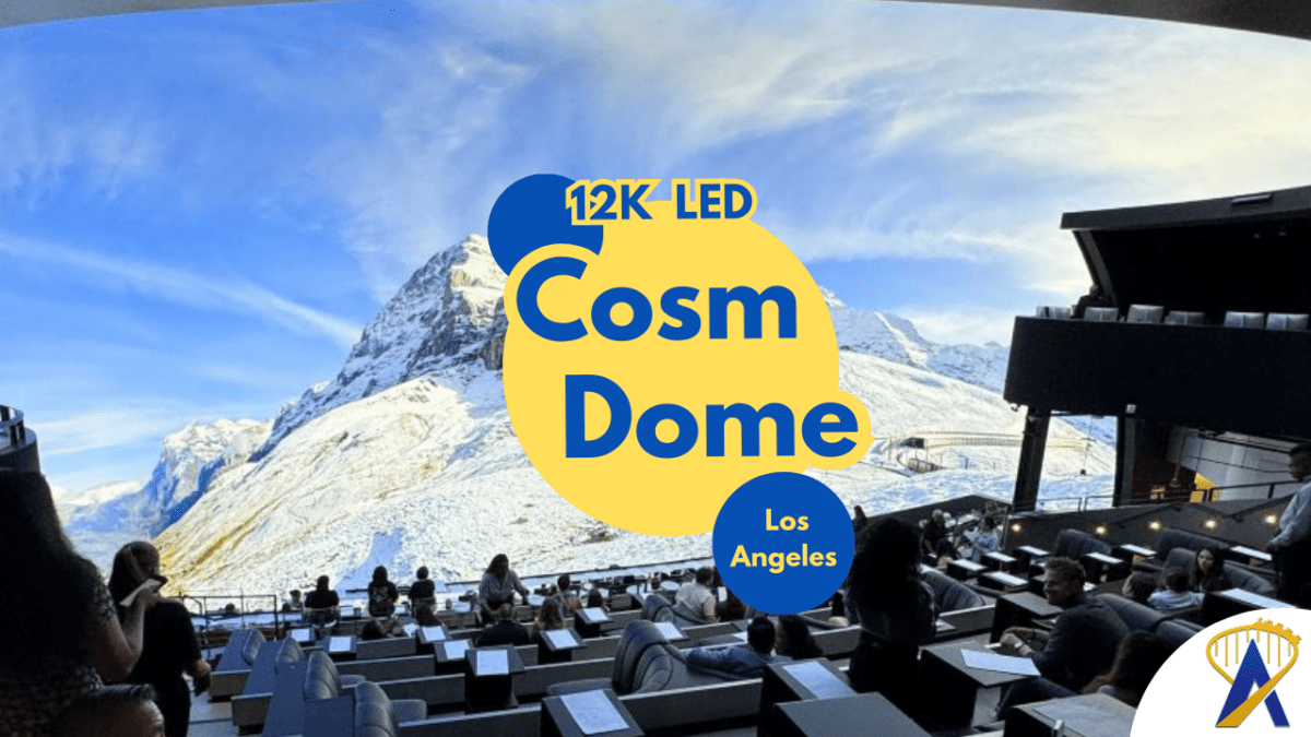 Cosm Los Angeles dome: Visiting the 12K+, 87-foot LED screen