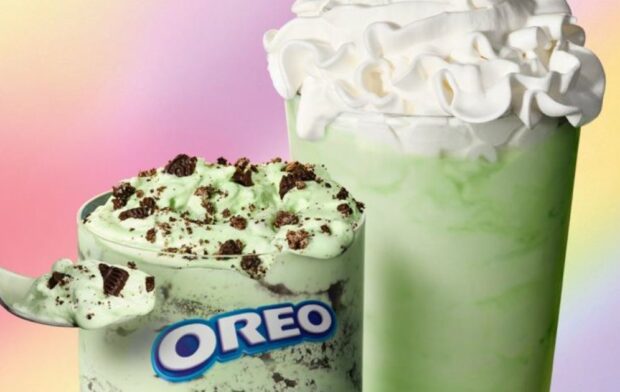 Uncle O'Grimacey, Grimace Shamrock Shake 2025 at McDonald's