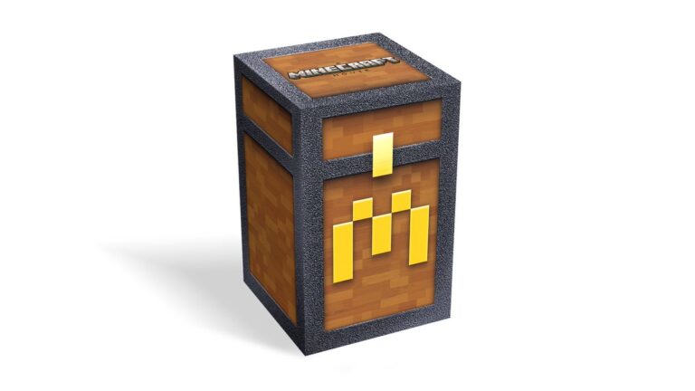 Minecraft Happy Meal toys + adult meal at McDonald's for movie