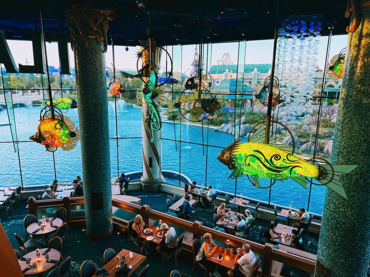 Atlantic menu | Epic Universe full-service restaurant