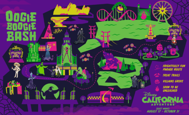 Oogie Boogie Bash characters 2025 | Disneyland Halloween party