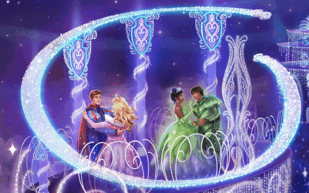 Disney Starlight nighttime parade at Magic Kingdom